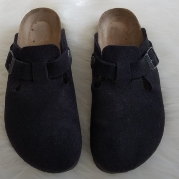 Birkenstock | Shoes | Birkenstock Boston Black Clogs Size 39 | Poshmark